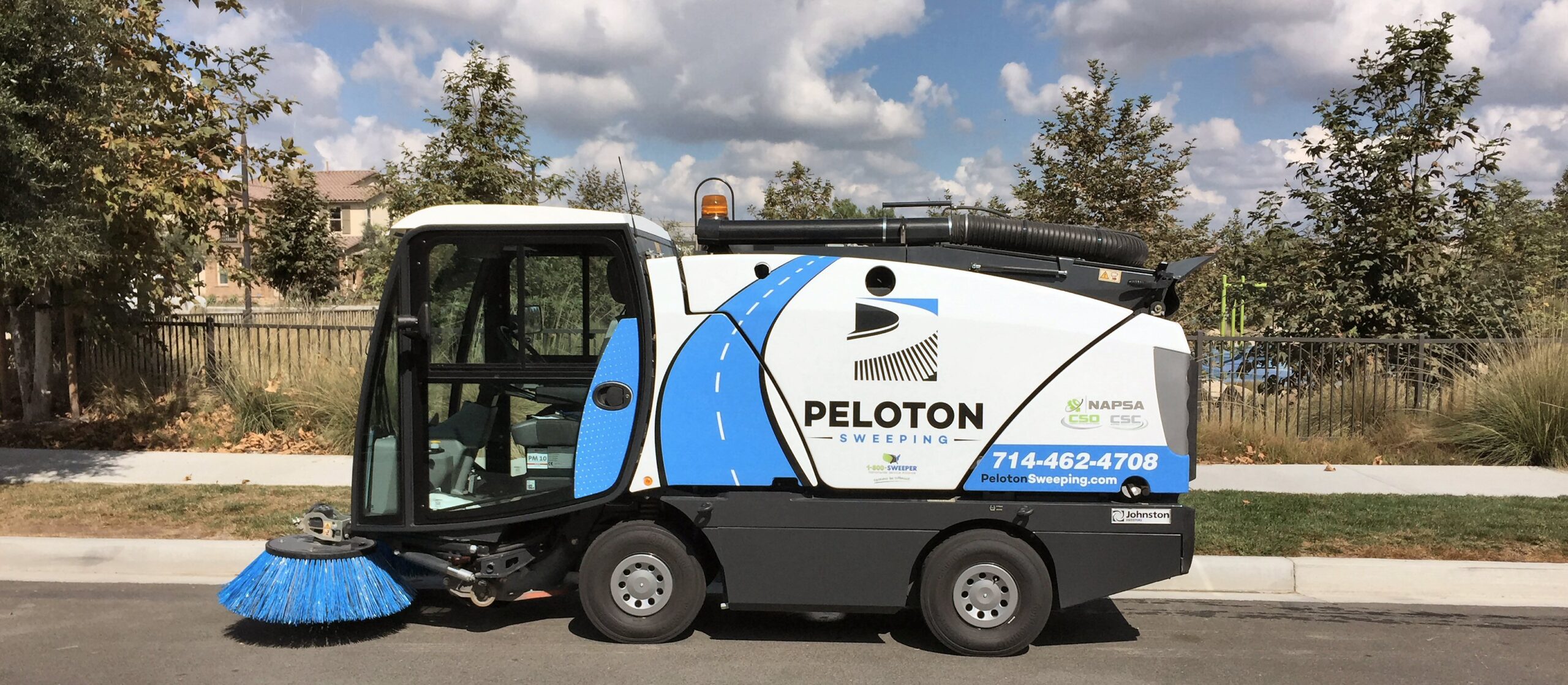 2015 Johnston C201 Bike Lane Sweeper - North American Power Sweeping ...